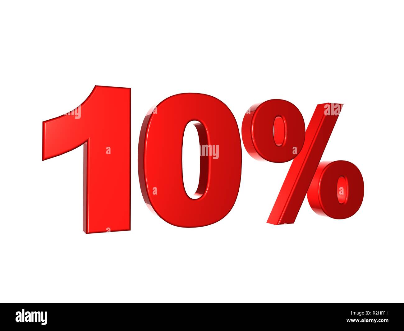 10 percent discount Cut Out Stock Images & Pictures - Alamy