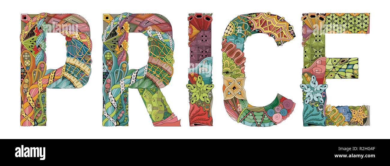 Word price hi-res stock photography and images - Alamy