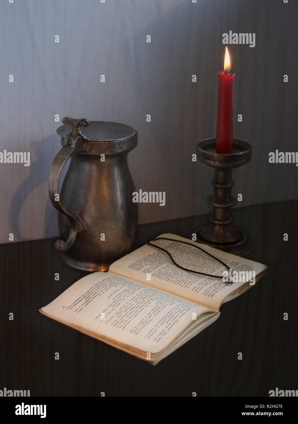 in the monastery cell. still life Stock Photo - Alamy