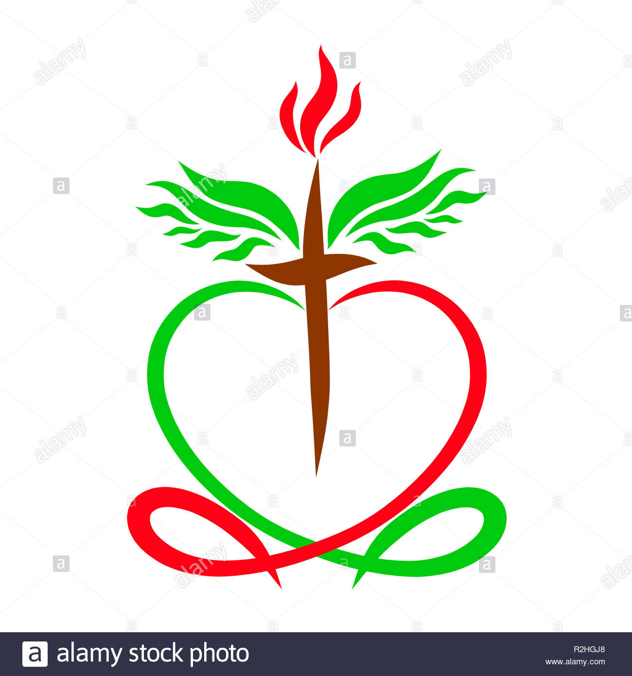 Christian Church Heart Love Symbol Stock Photos & Christian Church ...