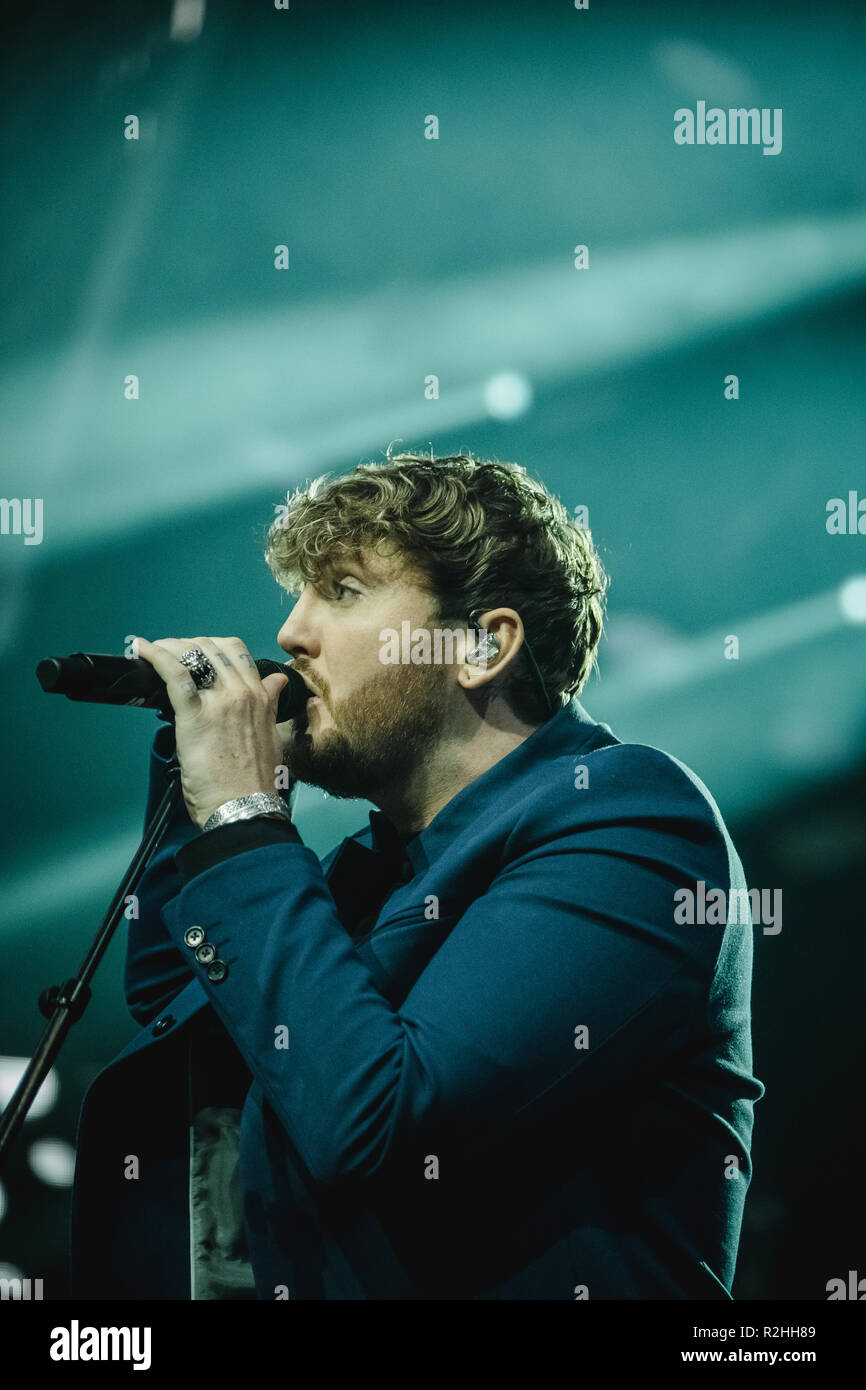Switzerland, Zürich - November 16, 2018. The British singer and ...