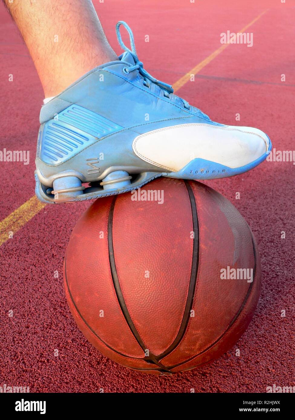 Basketball players shoes hi-res stock photography and images - Alamy