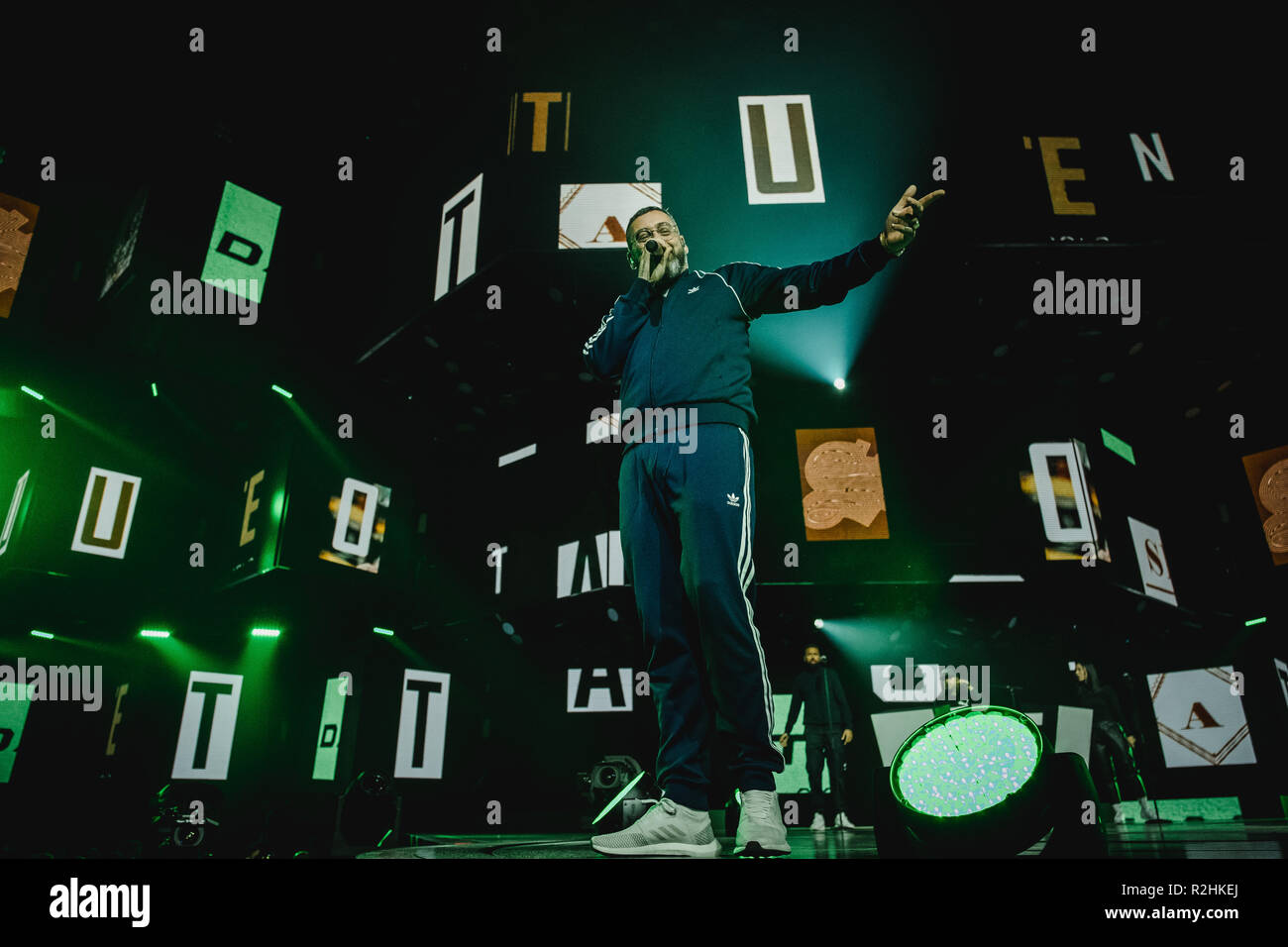 Switzerland, Zürich - November 16, 2018. The German rapper Sido ...
