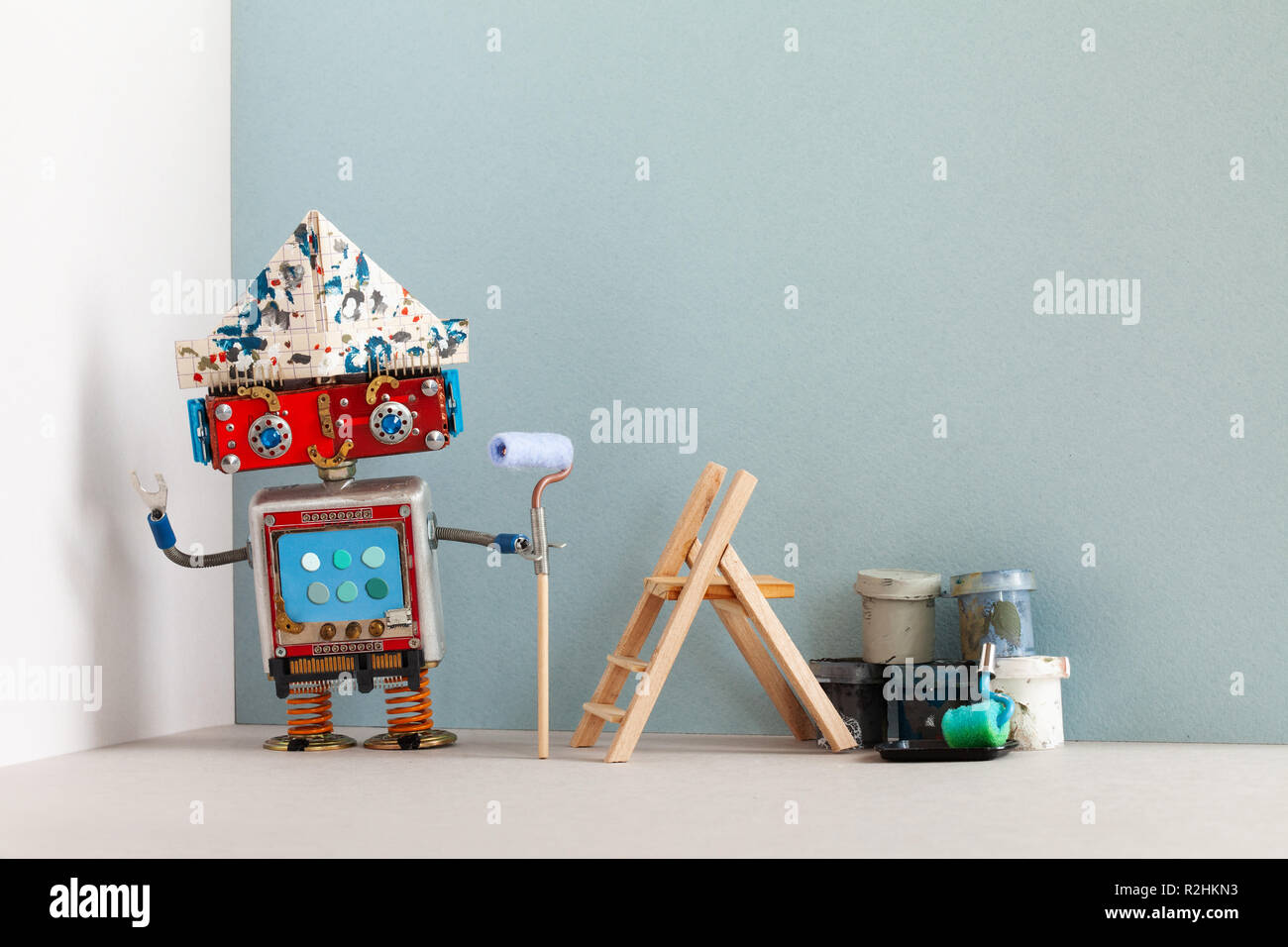 Wallpaper Roller High Resolution Stock Photography and Images - Alamy