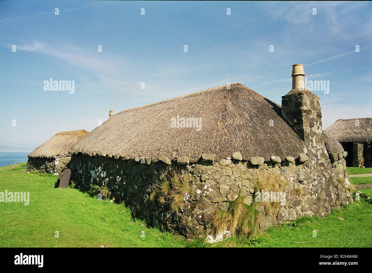 old scottish stone house Stock Photo - Alamy
