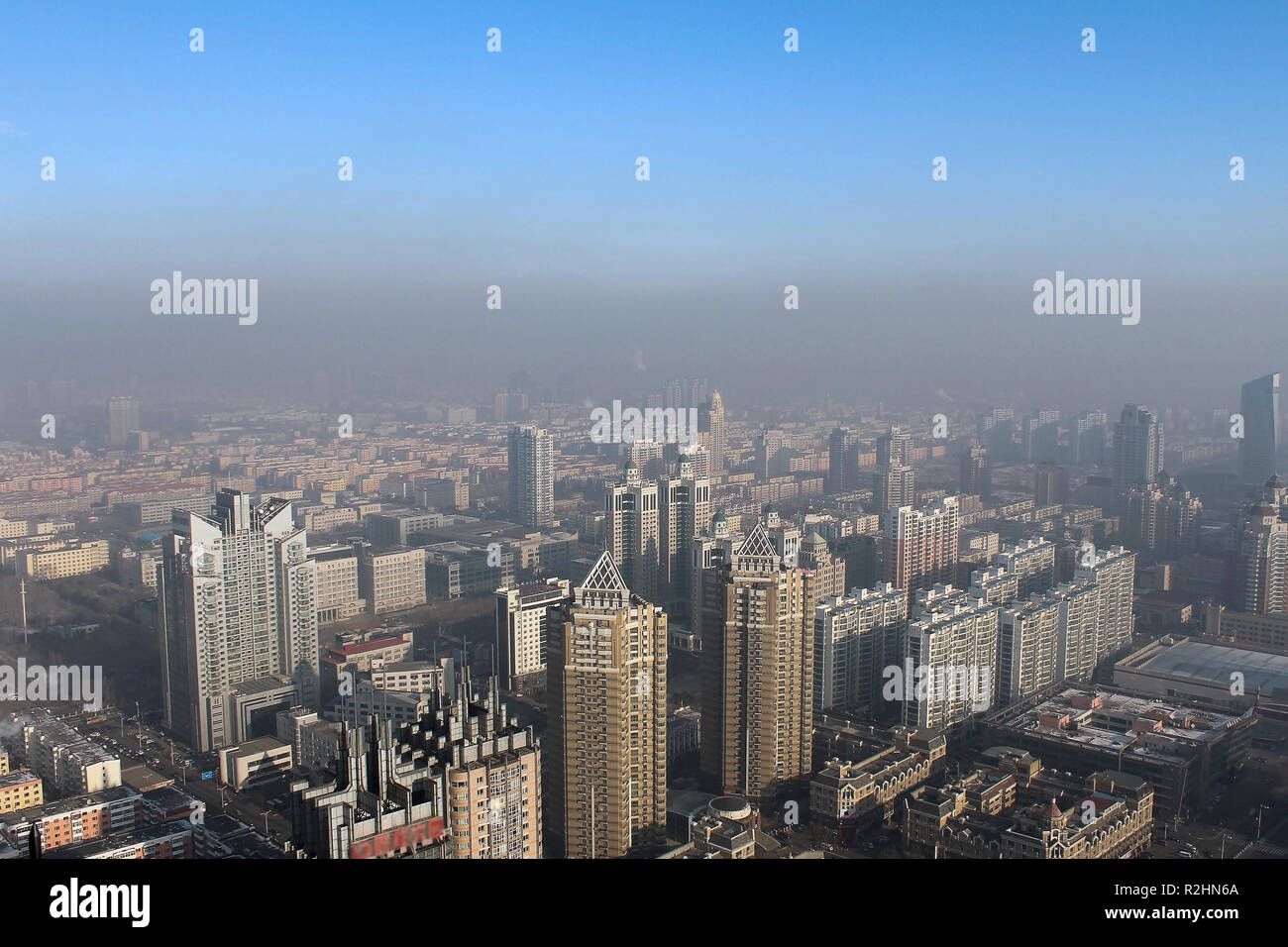 View of the modern city from the top Stock Photo - Alamy
