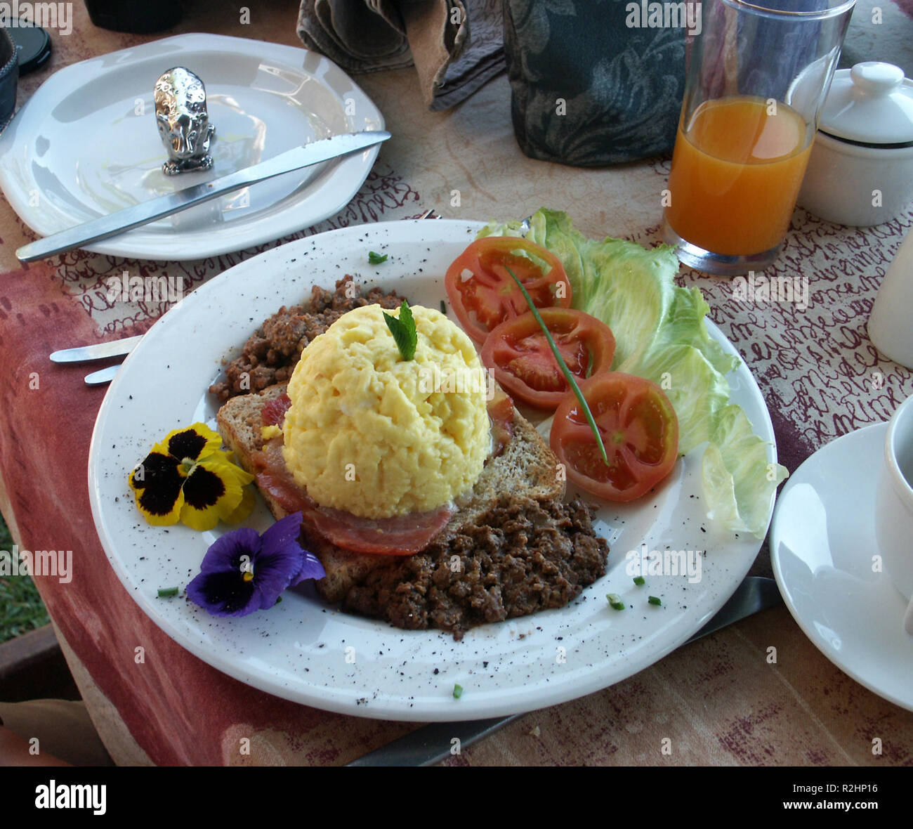 breakfast in south africa Stock Photo - Alamy