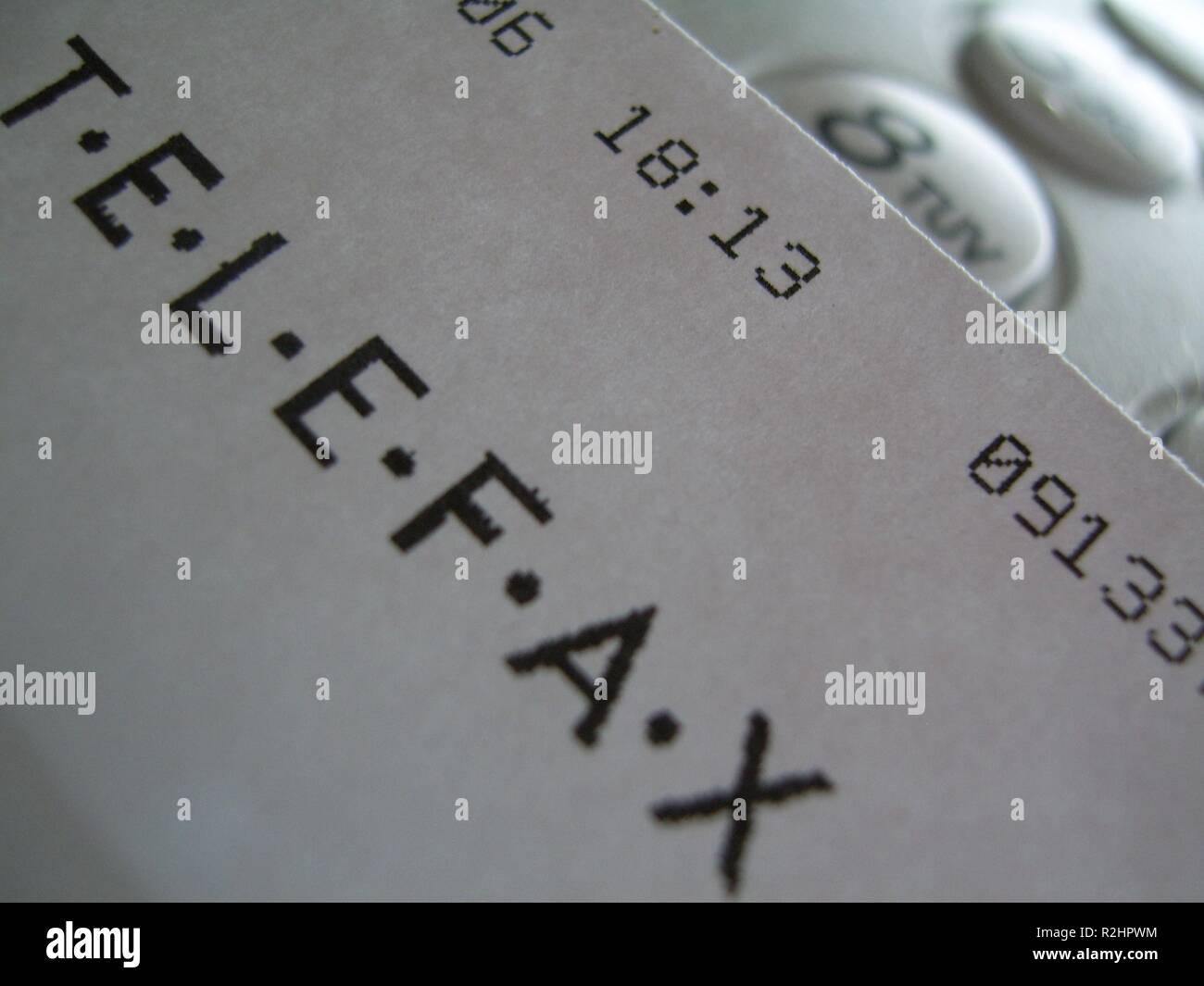 Telefax Machine High Resolution Stock Photography and Images - Alamy