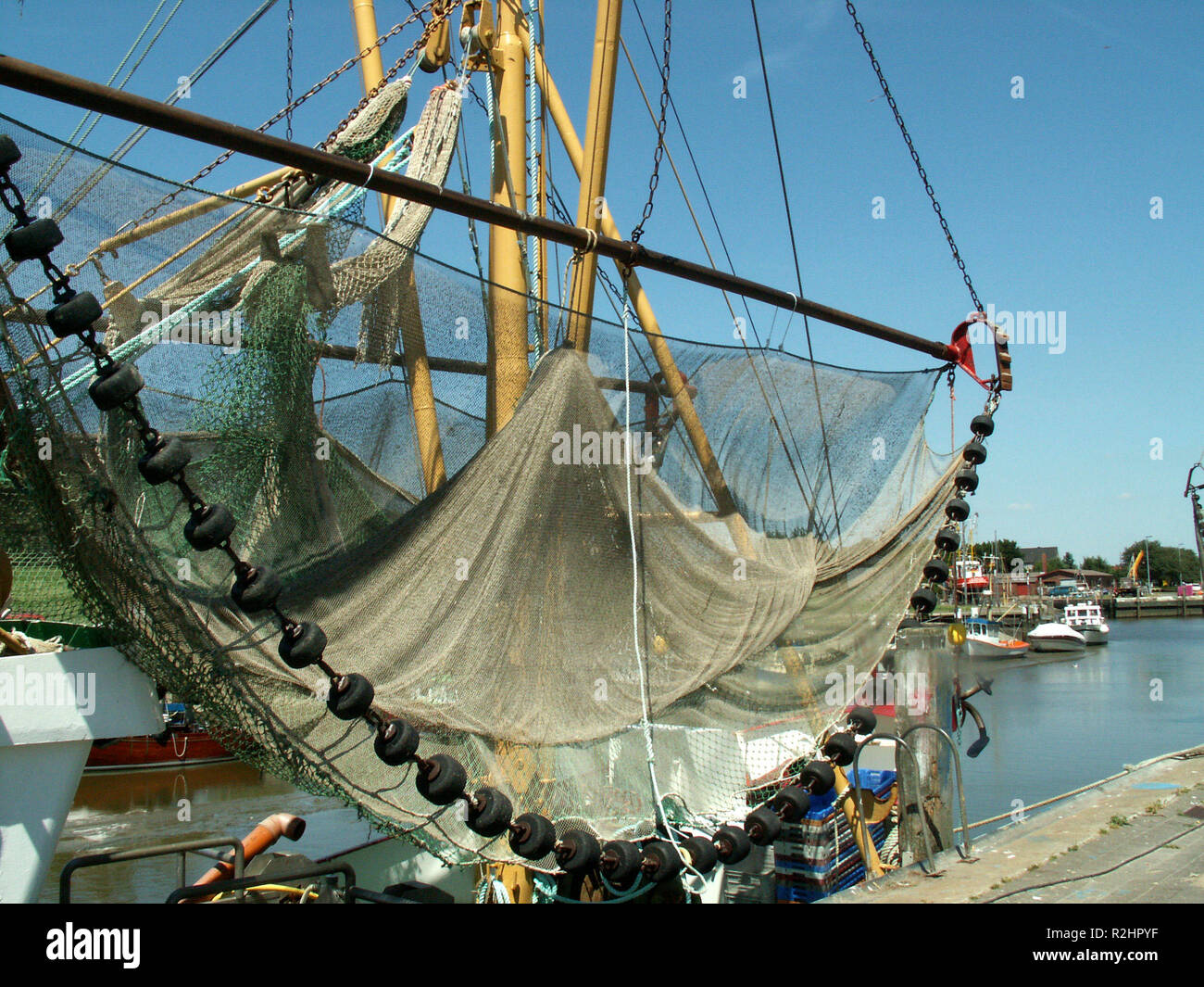 North sea fishing boat nets hi-res stock photography and images - Alamy
