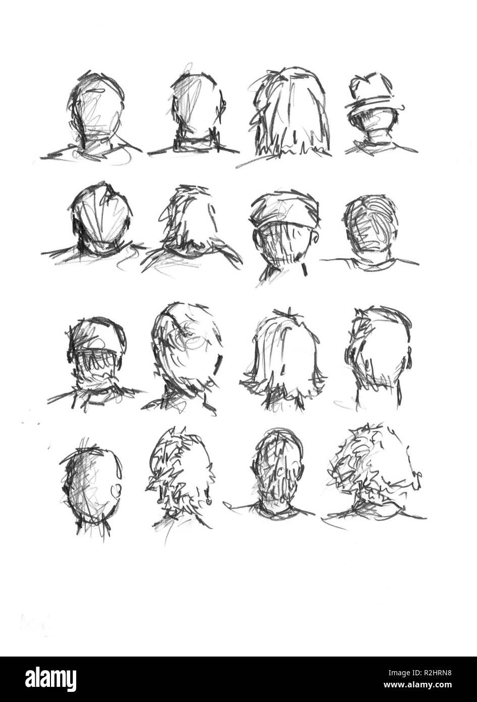 Rear back people Black and White Stock Photos & Images - Alamy