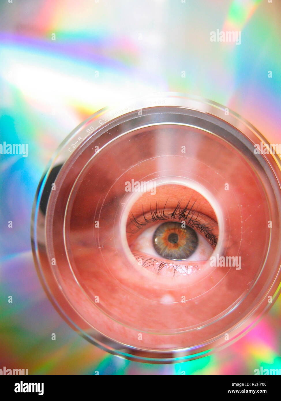 eye and cd Stock Photo - Alamy