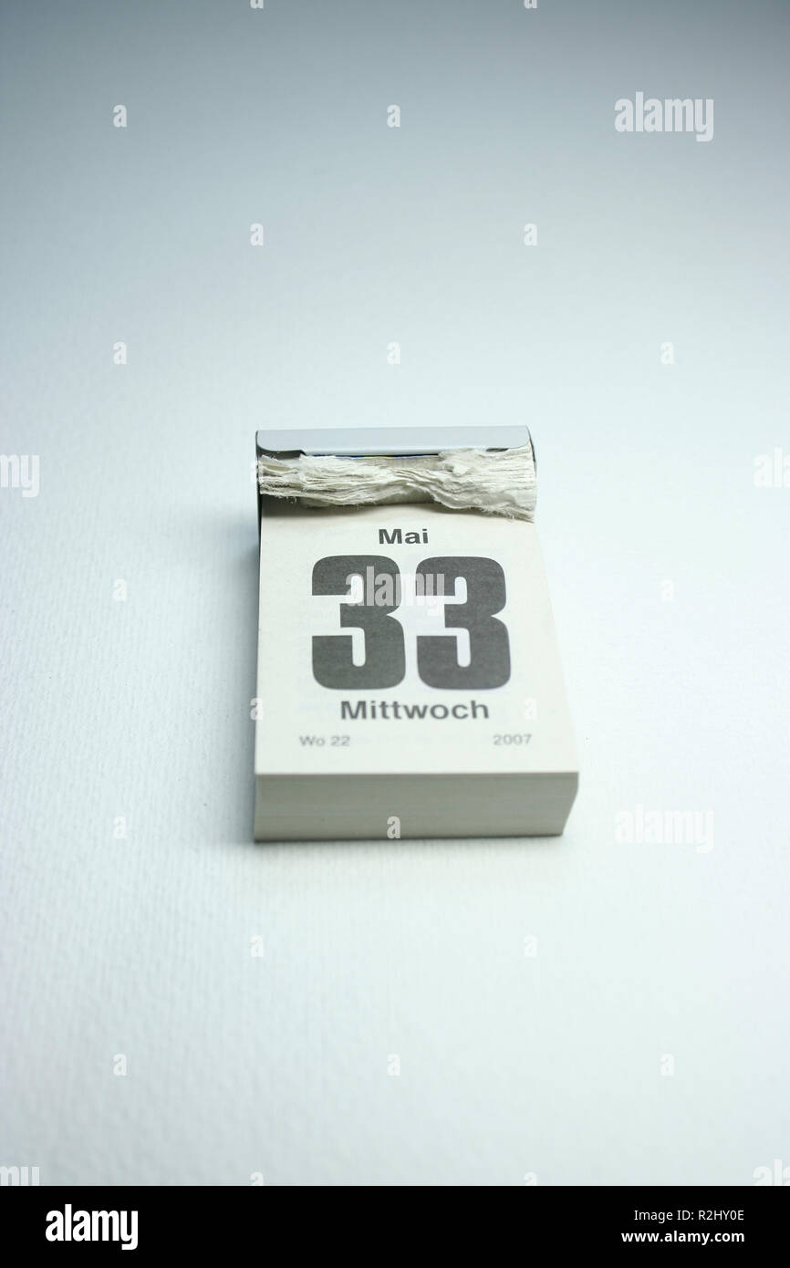 33 date calender hi-res stock photography and images - Alamy