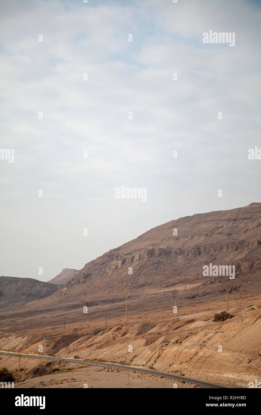 Road Through Judean Desert along Dead Sea in Israel Stock Photo - Alamy