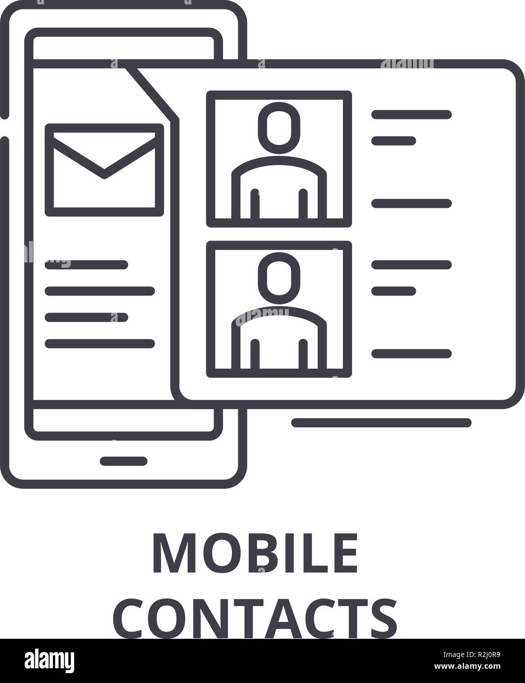 Man and mobile phone and clock Stock Vector Images - Alamy