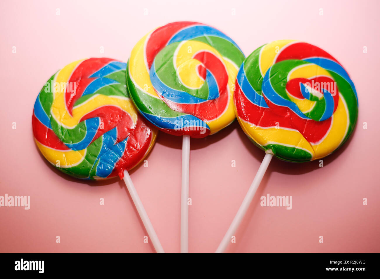Red green lollipops hi-res stock photography and images - Alamy