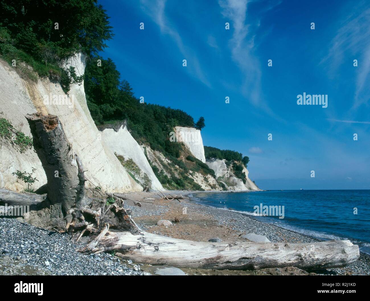 chalk coast with beach on rÃ¼gen Stock Photo - Alamy