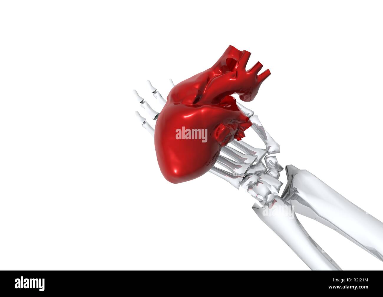 hand with heart Stock Photo - Alamy