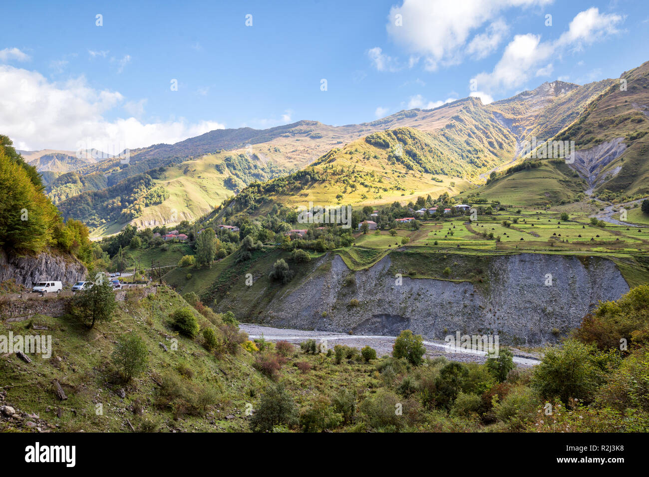 Georgian military road aragvi river hi-res stock photography and images ...
