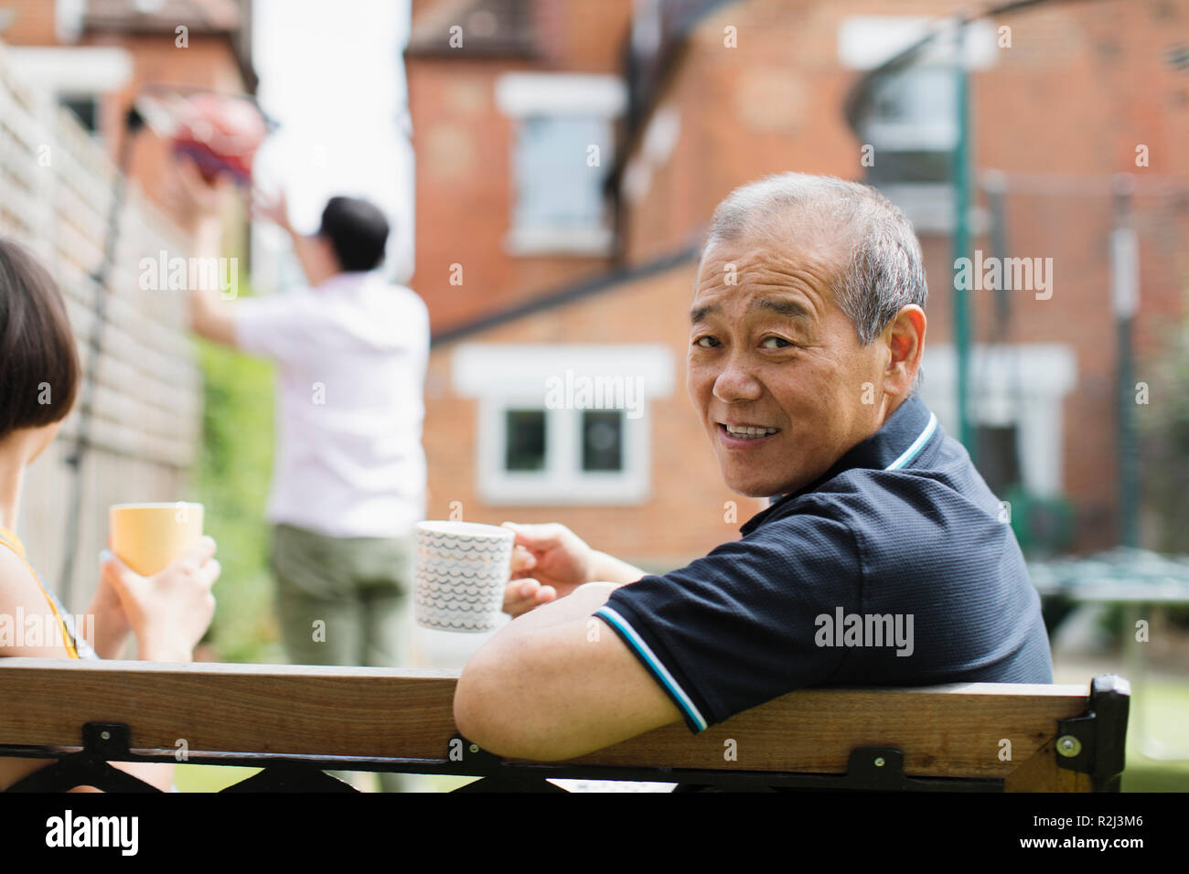 Asian man tea hi-res stock photography and images - Alamy