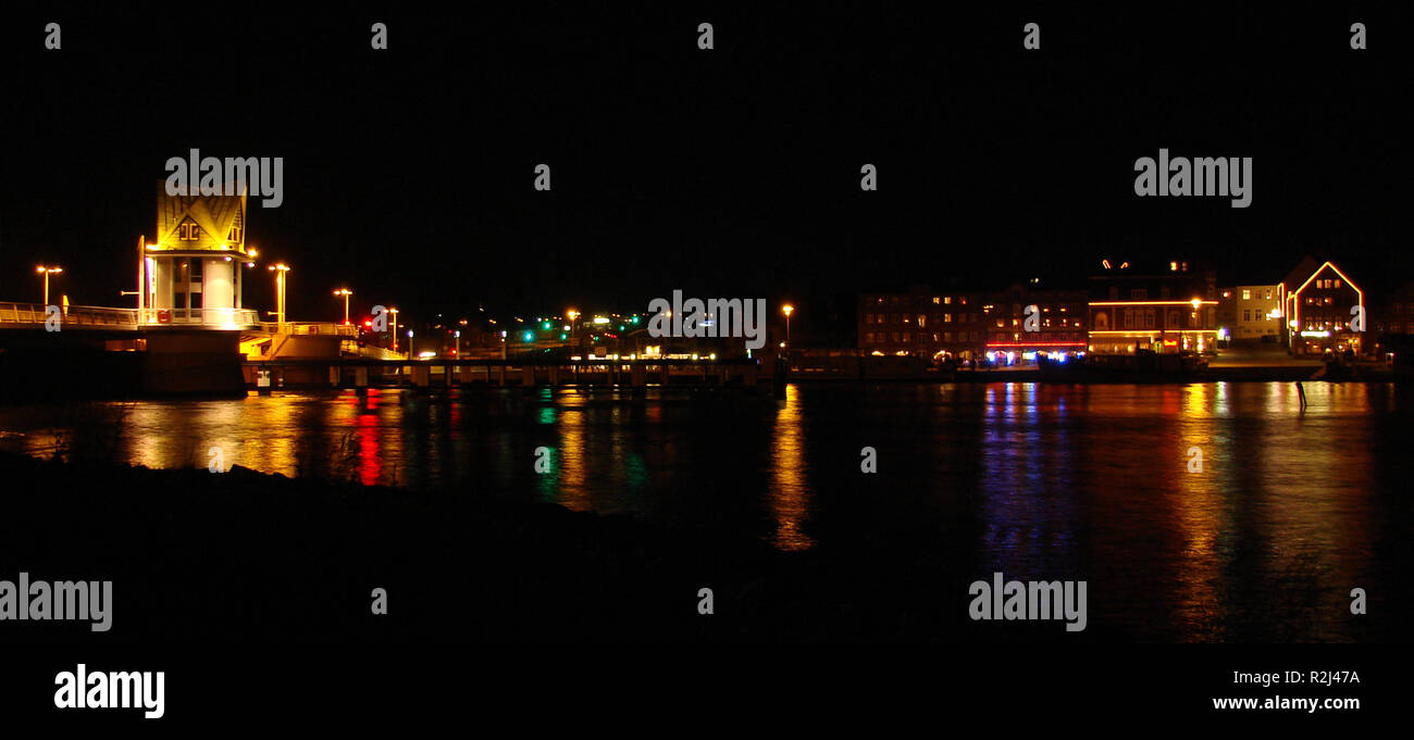 kappeln at night Stock Photo - Alamy