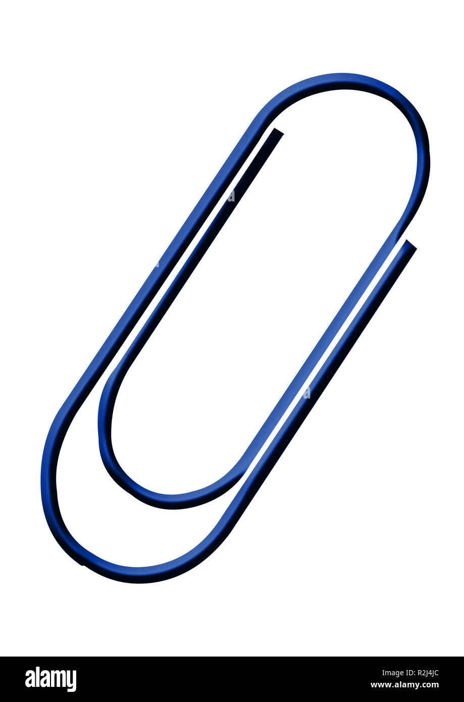 blue paper clip Stock Photo - Alamy