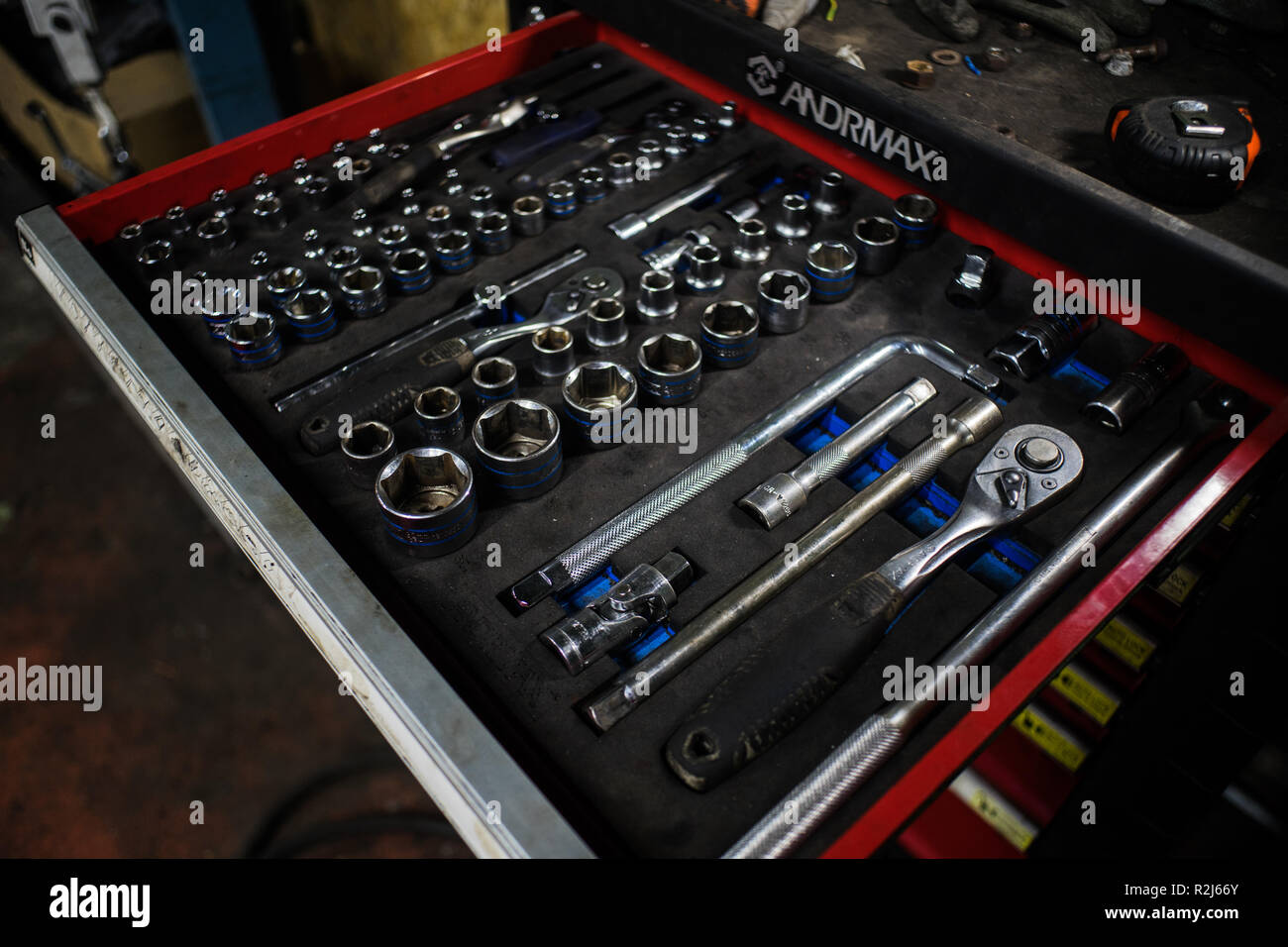 Customers or an employee builder, repairman, master select a tool for a ...