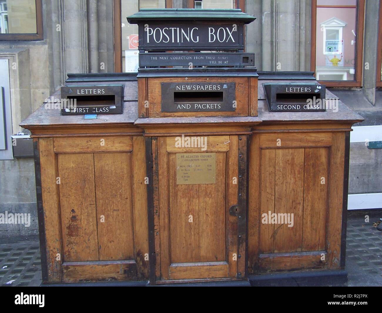 Letter box wood mail hi-res stock photography and images - Alamy