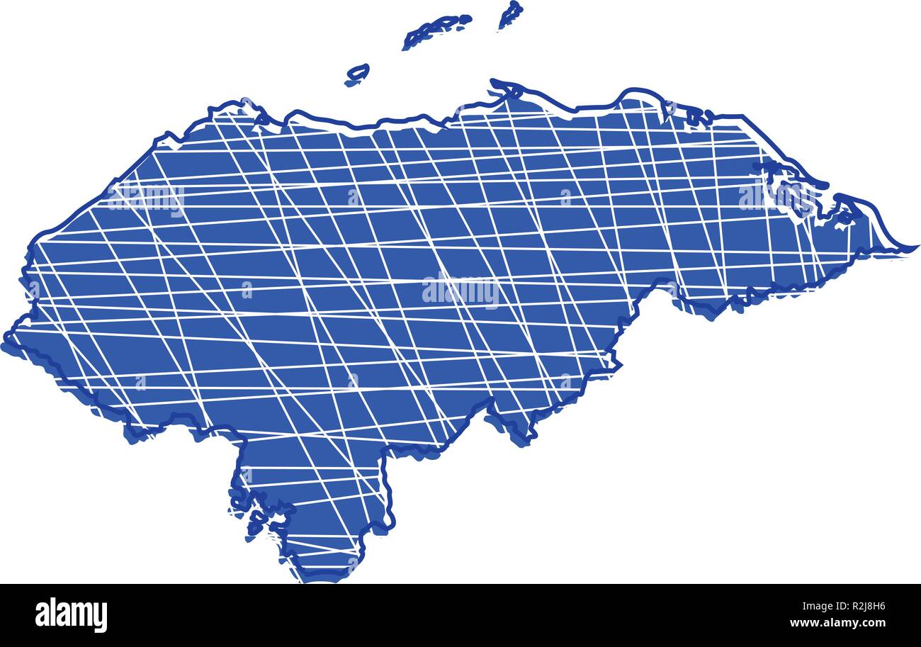 colored honduras map Stock Vector Image & Art - Alamy