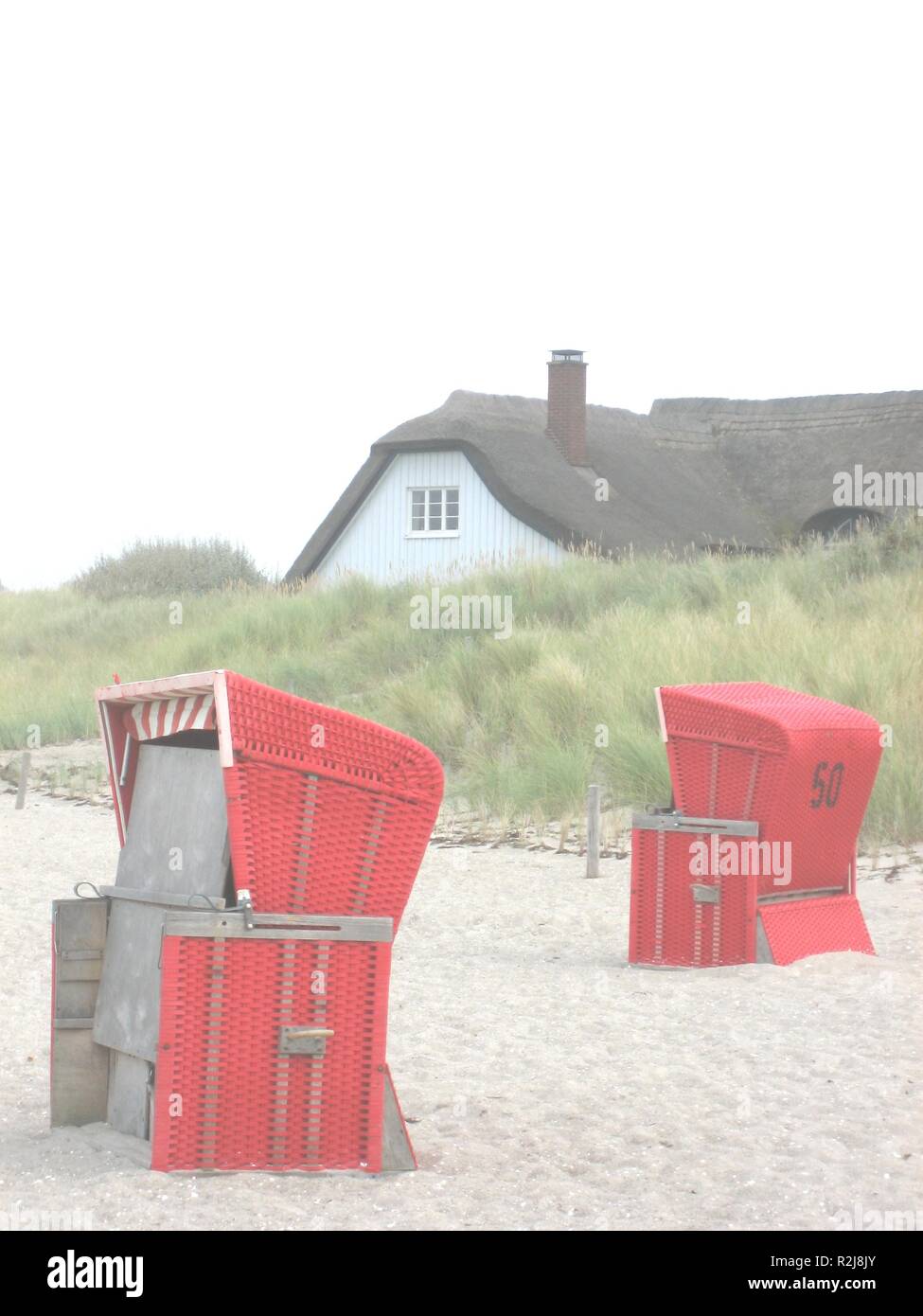 beach chair impressions Stock Photo - Alamy