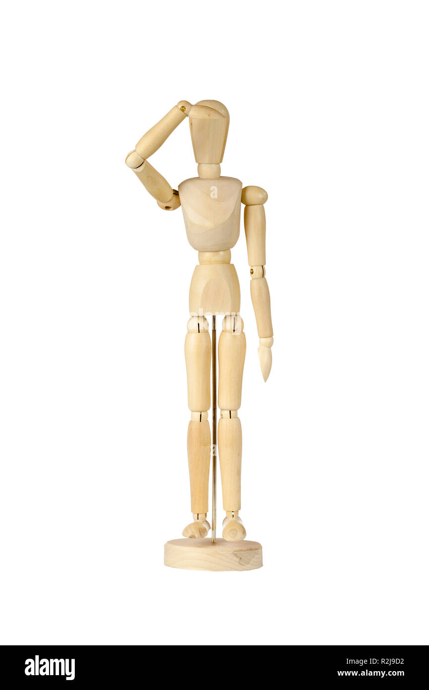 Stickman raised hand hi-res stock photography and images - Alamy