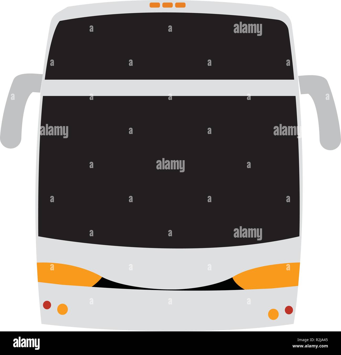 front view of a bus Stock Vector Image & Art - Alamy