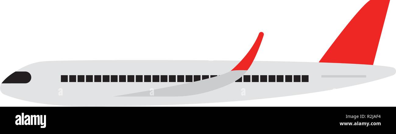 side view of a airplane Stock Vector Image & Art - Alamy