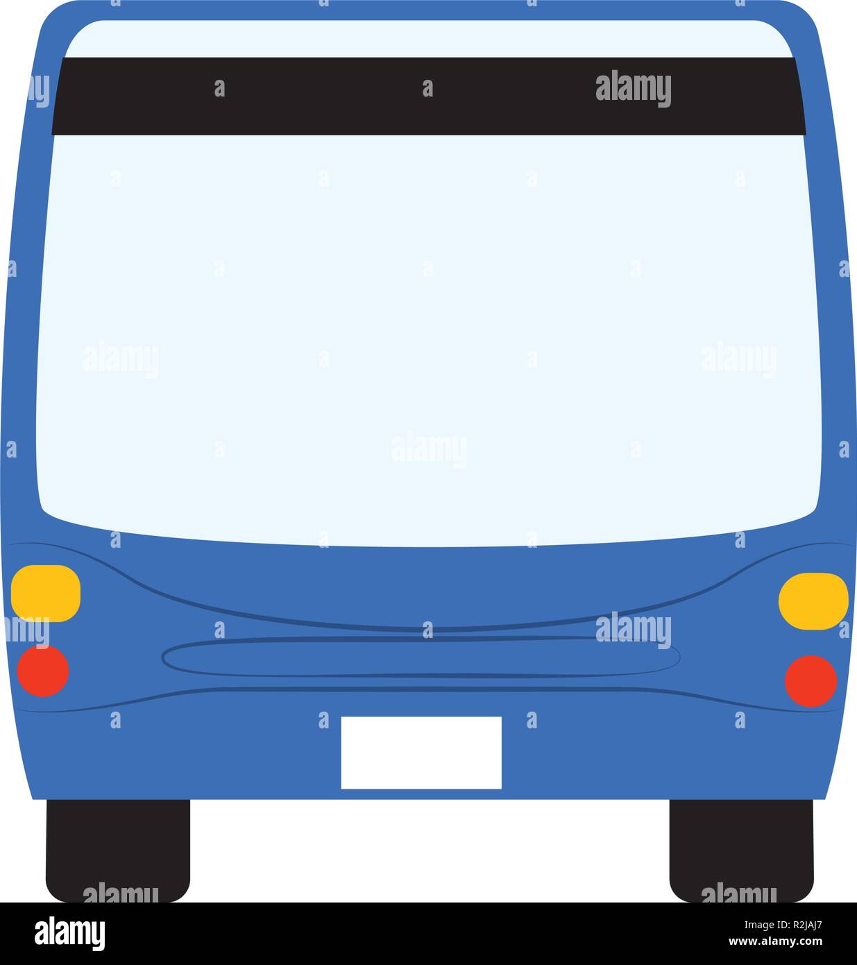 front view of a bus Stock Vector Image & Art - Alamy