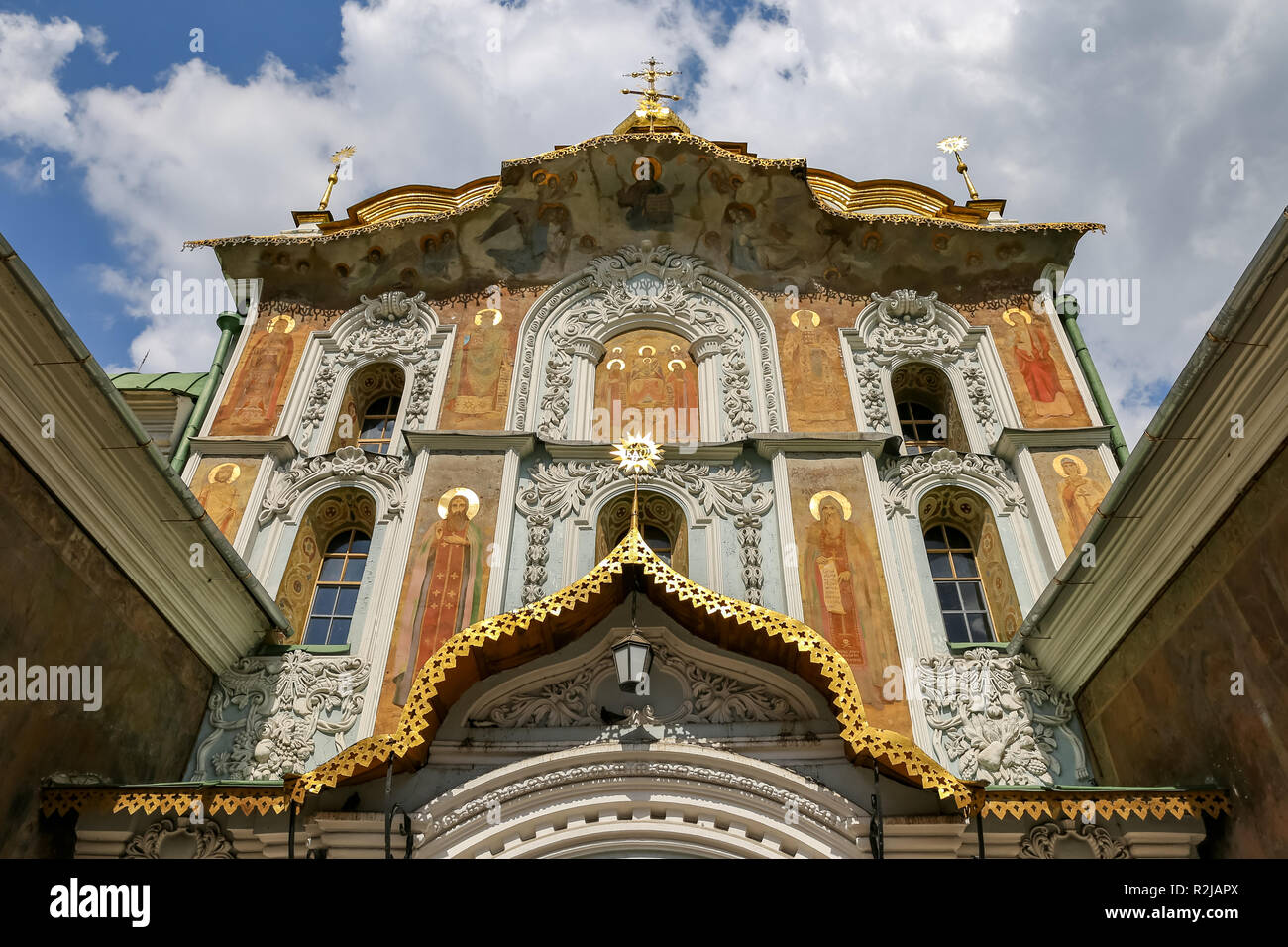 Gate Church of the Trinity in Kiev Monastery of the Caves in Ukraine ...