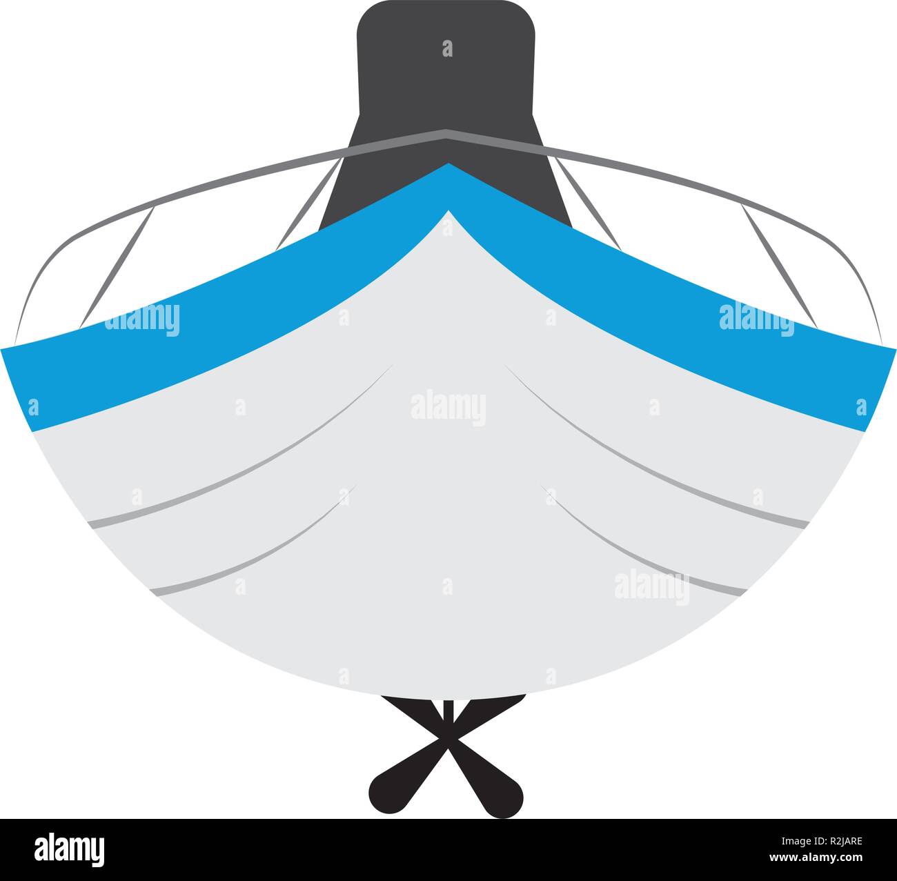 front view of a Boat Stock Vector Image & Art - Alamy