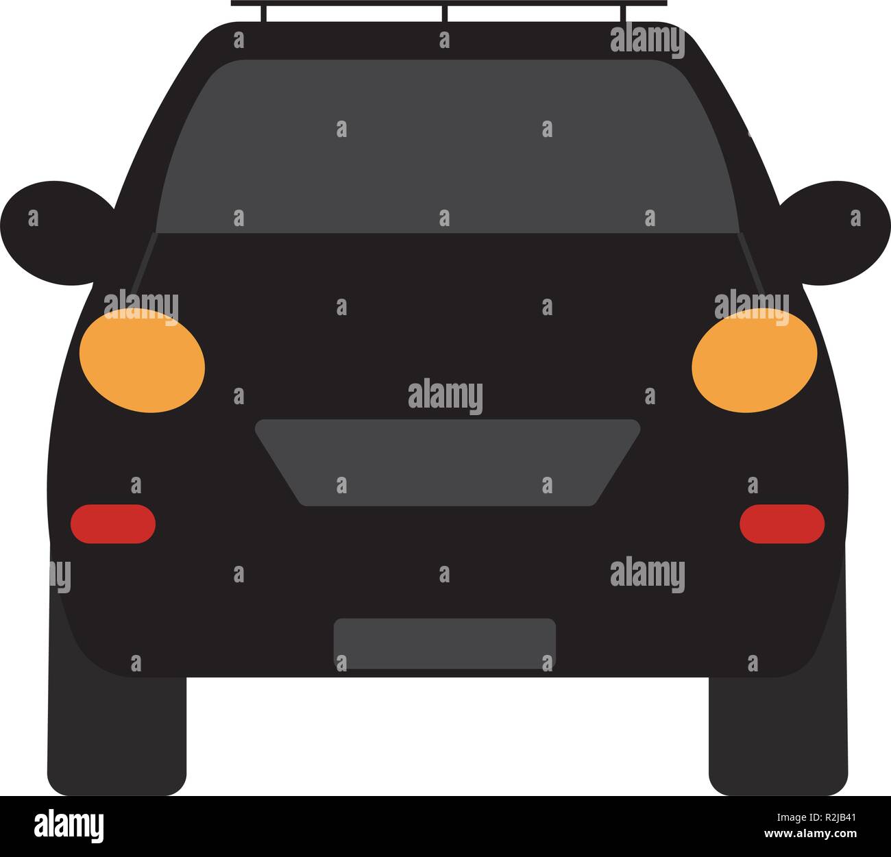 front view of a car Stock Vector Image & Art - Alamy