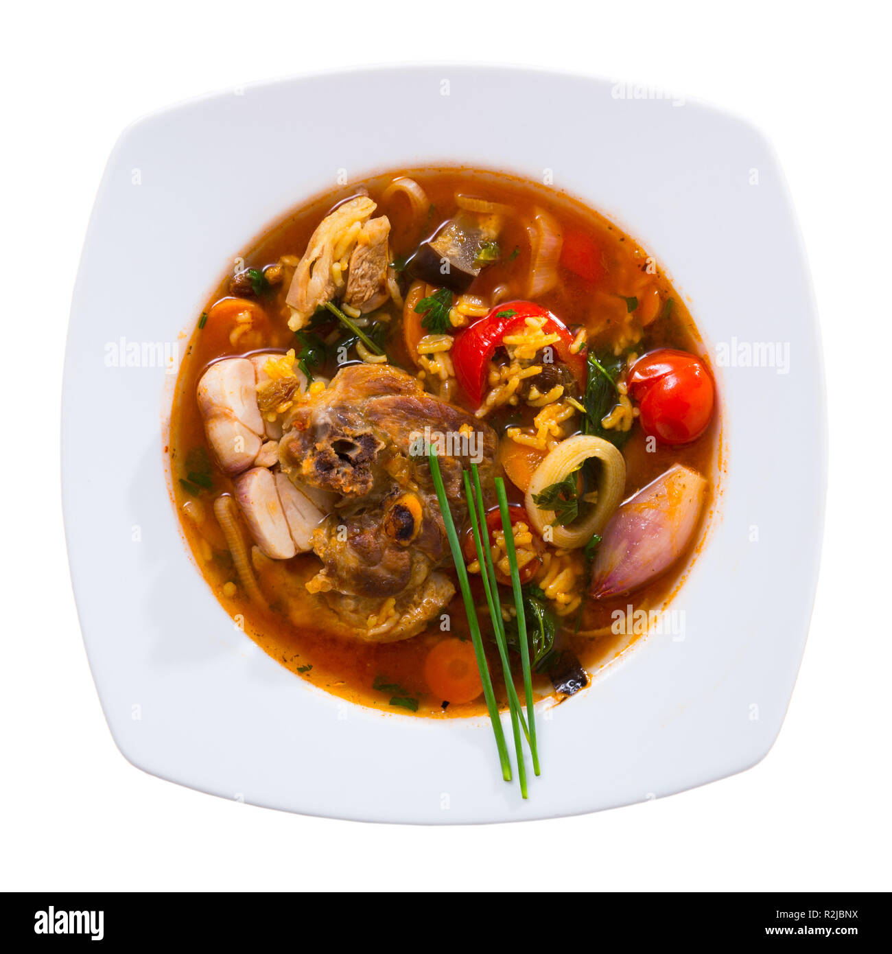Soup kharcho from mutton hi-res stock photography and images - Alamy