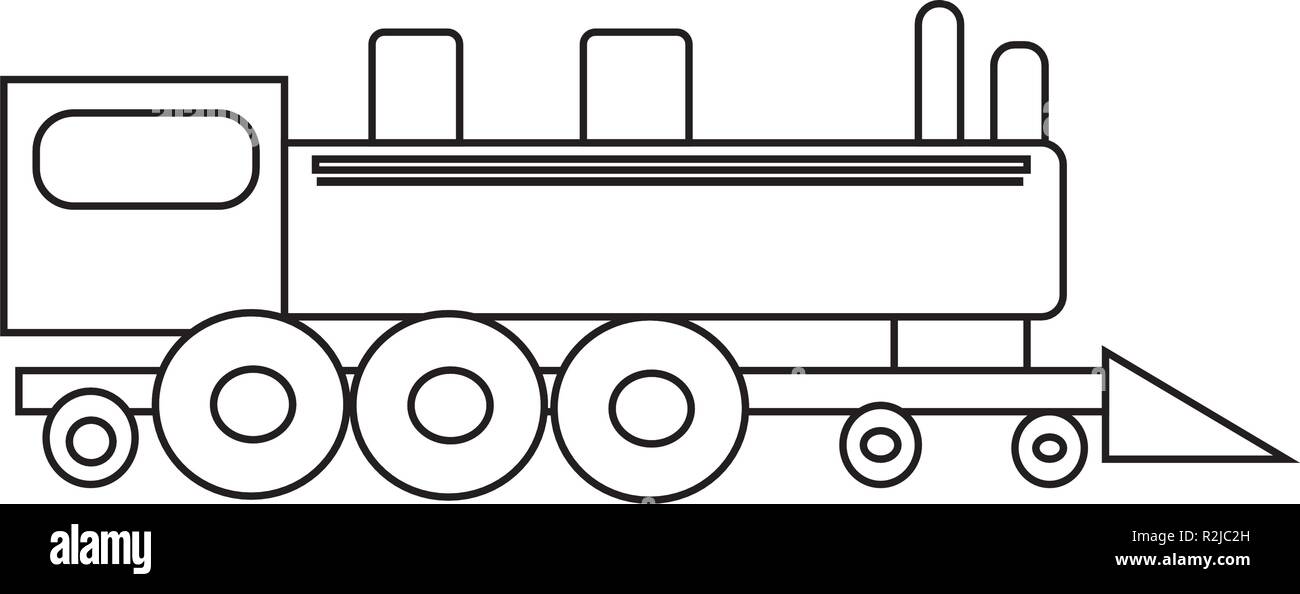 Abstract old train Stock Vector Image & Art - Alamy