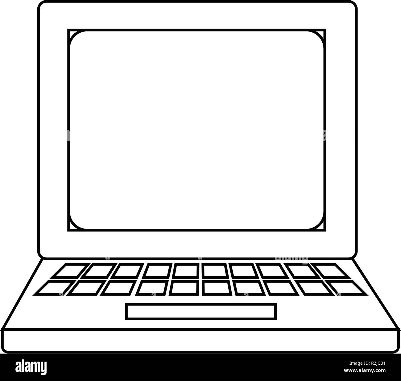 Abstract old computer Stock Vector Image & Art - Alamy