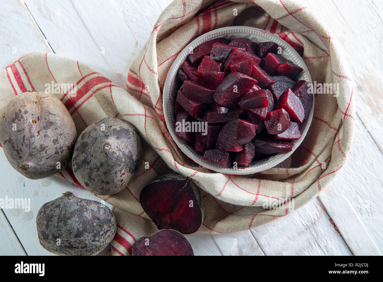 homemade beetroot salad in a small bowl Stock Photo - Alamy