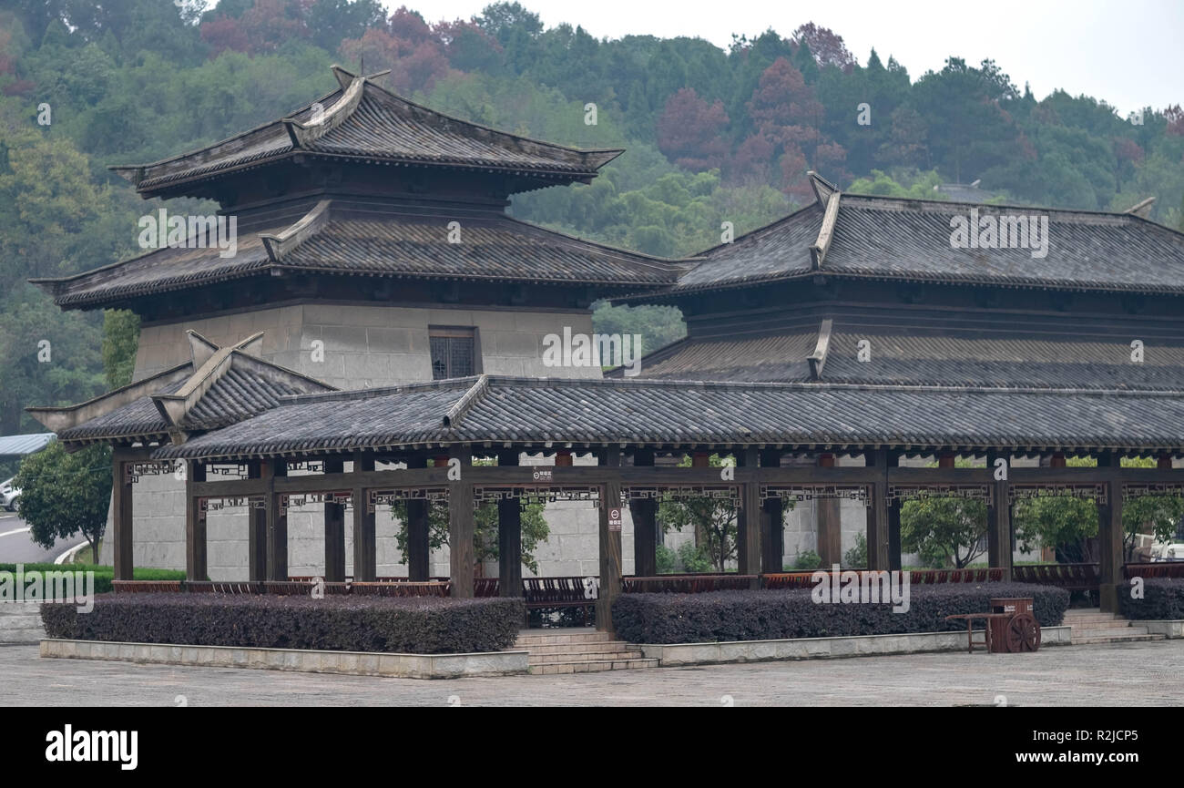 Chibi, Hubei/ CHINA - OCT 25, 2018:The ancient battle field of The red ...