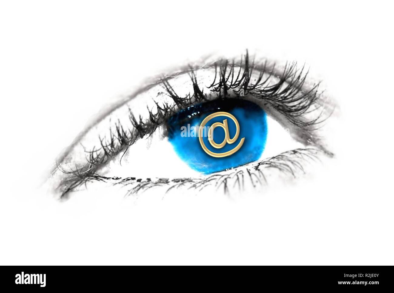 Eyelid eye Cut Out Stock Images & Pictures - Alamy