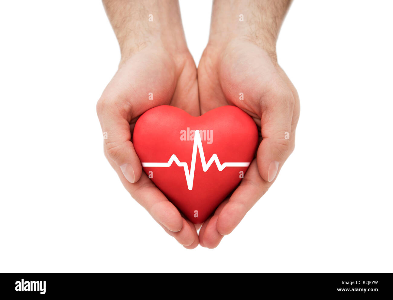 Ecg heart pulse Cut Out Stock Images & Pictures - Alamy