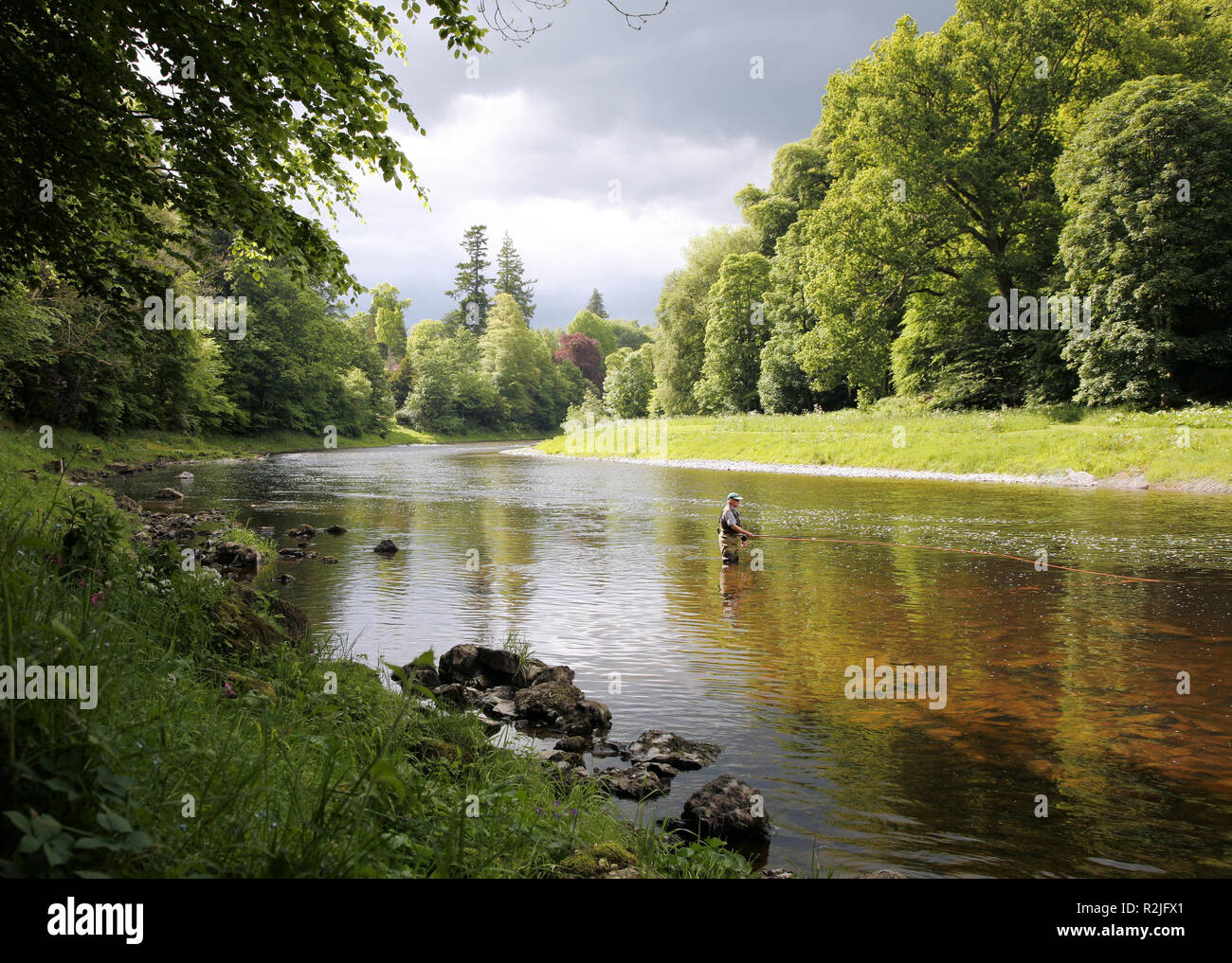 Tweed fisherman hi-res stock photography and images - Alamy