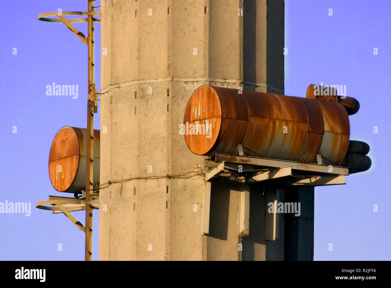 chimney filter system Stock Photo - Alamy