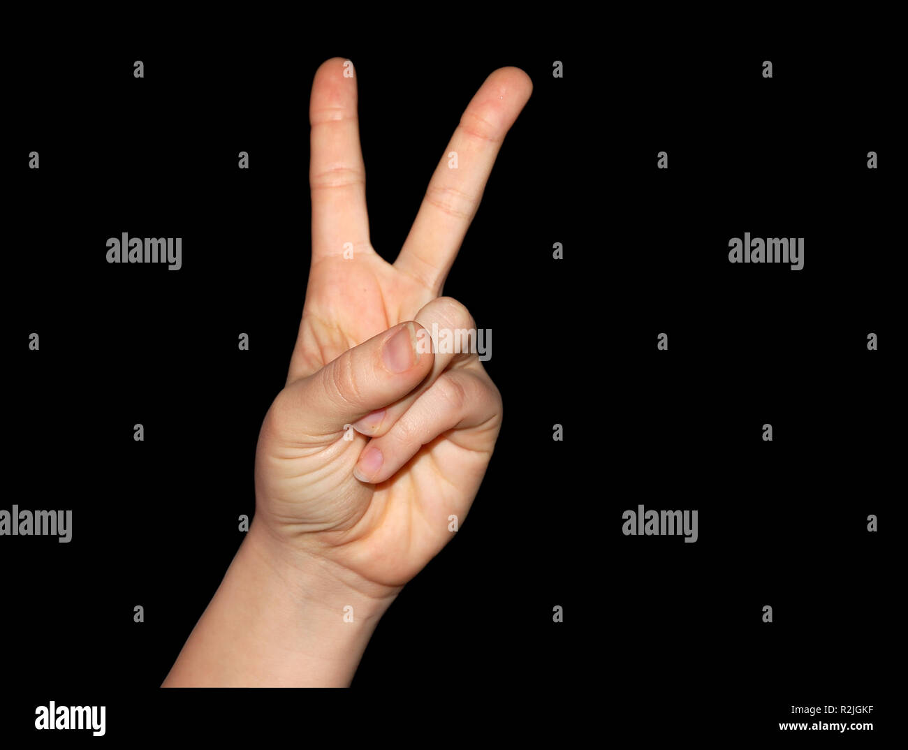 Victory signal hi-res stock photography and images - Alamy