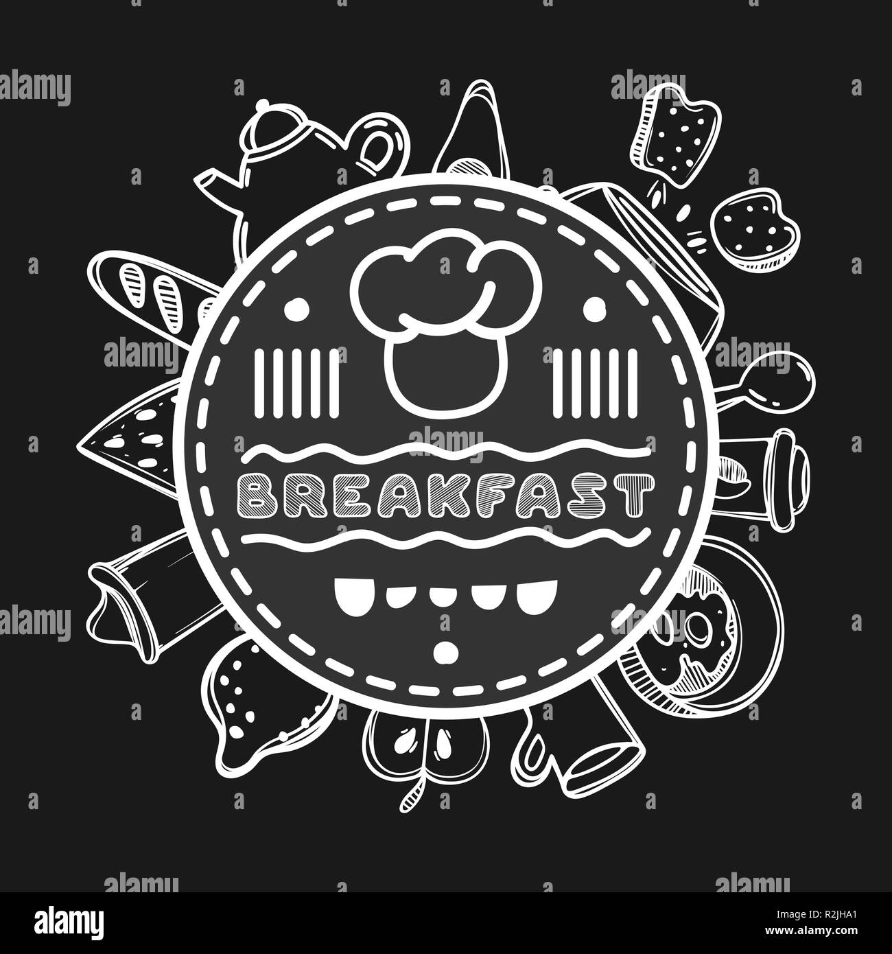 Restaurant menu chalkboard Black and White Stock Photos & Images - Alamy