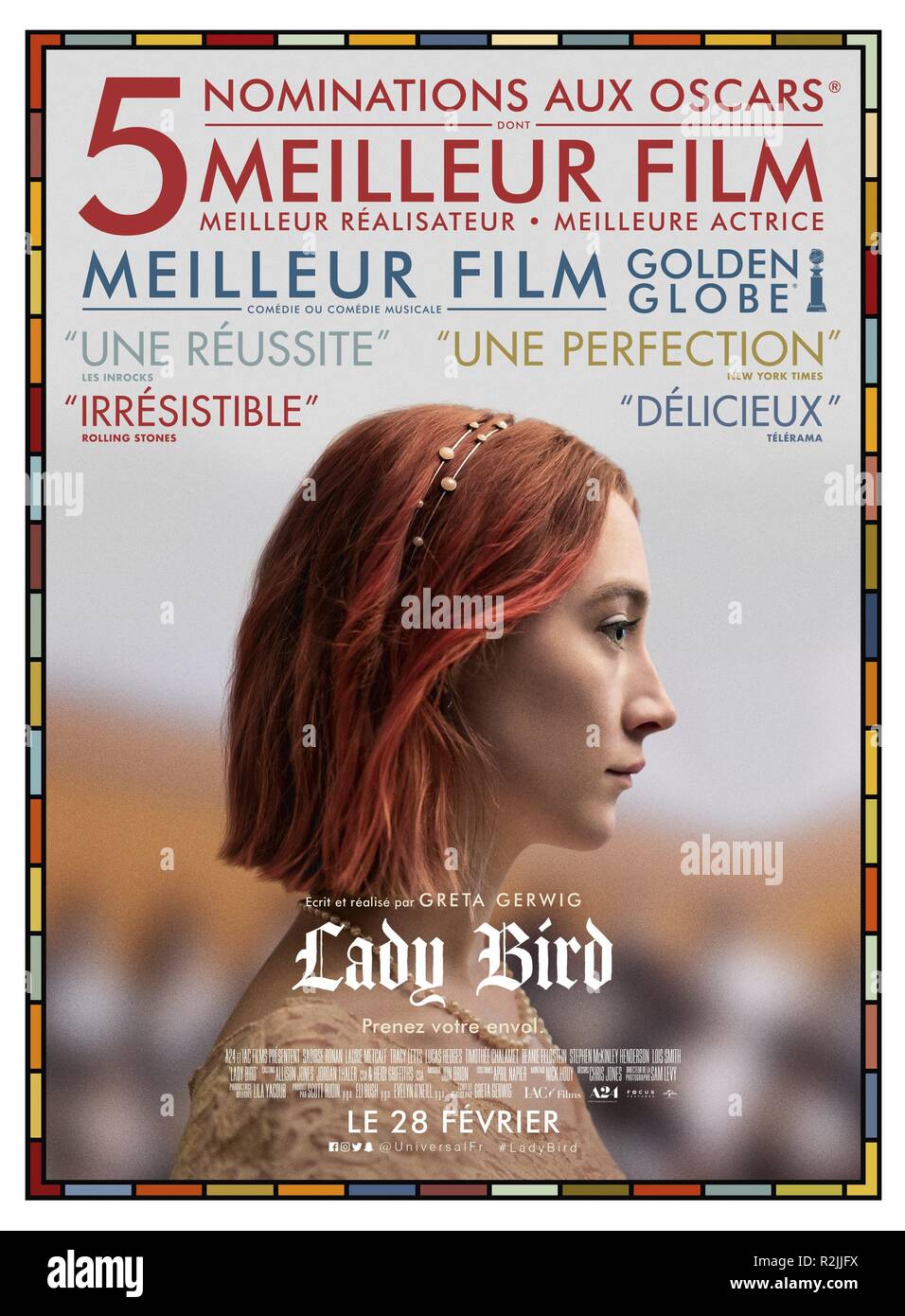 Lady Bird Year : 2017 USA Director : Greta Gerwig Saoirse Ronan Movie ...