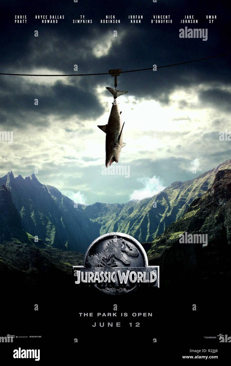 Jurassic World Year 2015 Usa Director Colin Trevorrow Movie Poster