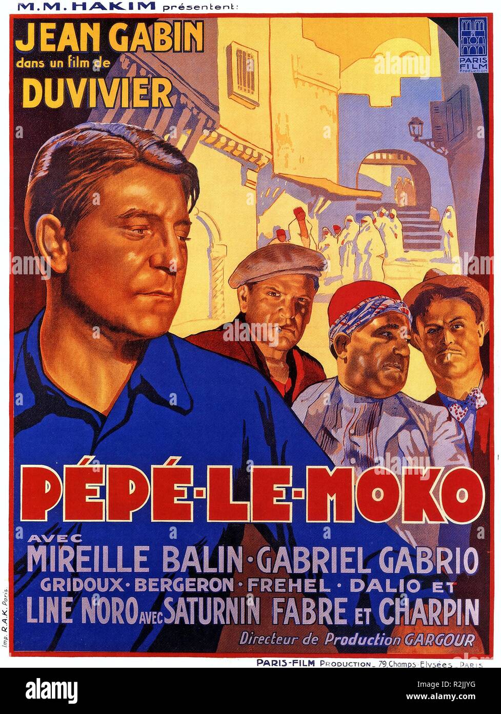 Pépé le moko poster hi-res stock photography and images - Alamy